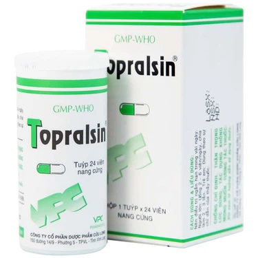 TOPRALSIN- VPC- LỌ 24 VIÊN - CÔNG TY ĐẠI DƯỢC THÀNH