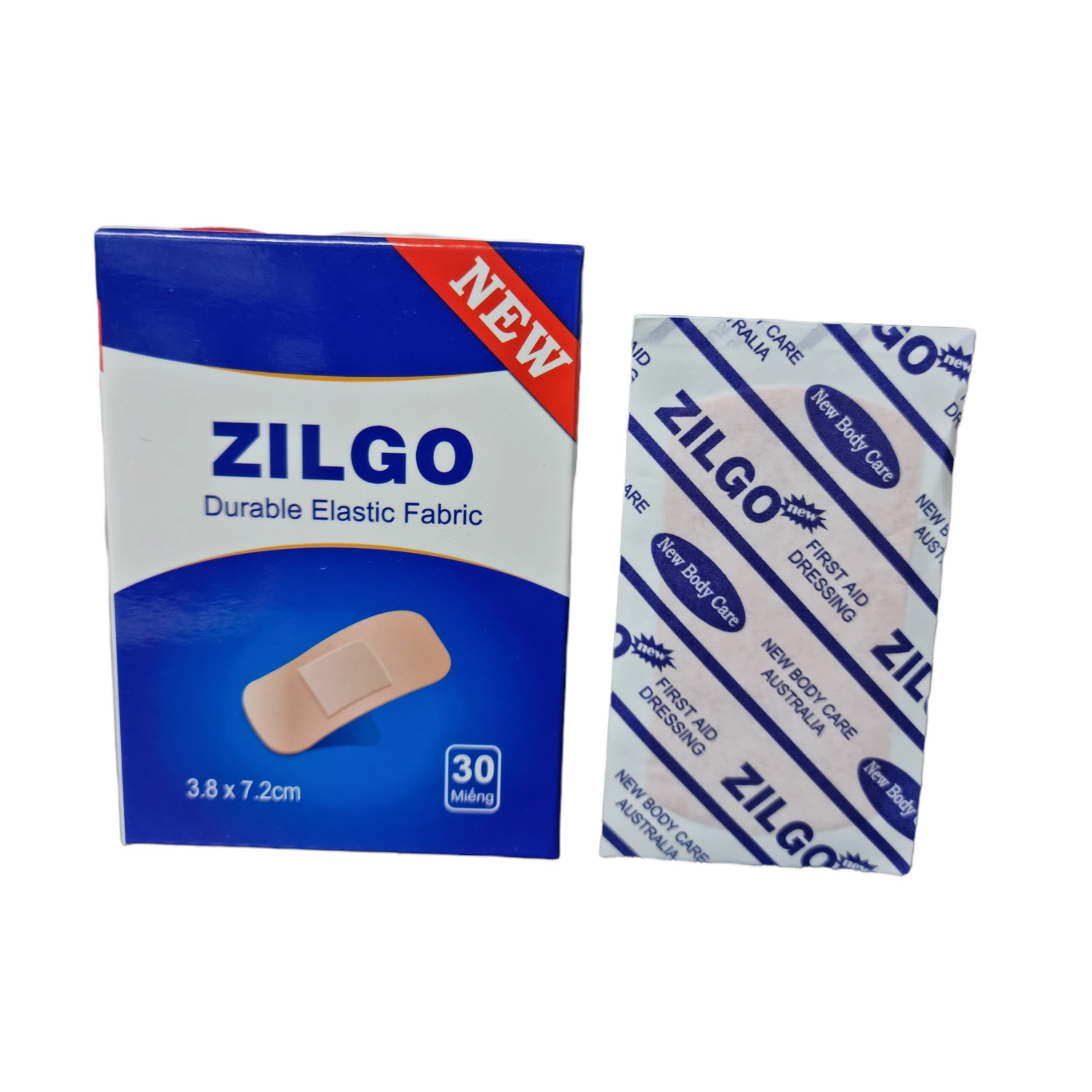 BĂNG CÁ NHÂN ZILGO BẢN LỚN – HỘP 30 MIẾNG - CÔNG TY ĐẠI DƯỢC THÀNH