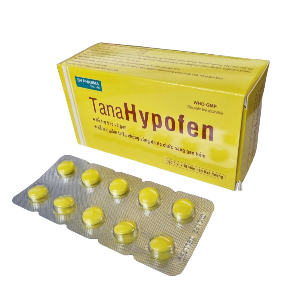 BẢO VỆ GAN TANAHYPOFEN - HỘP 50 VIÊN - BV PHARMA - CÔNG TY ĐẠI DƯỢC THÀNH