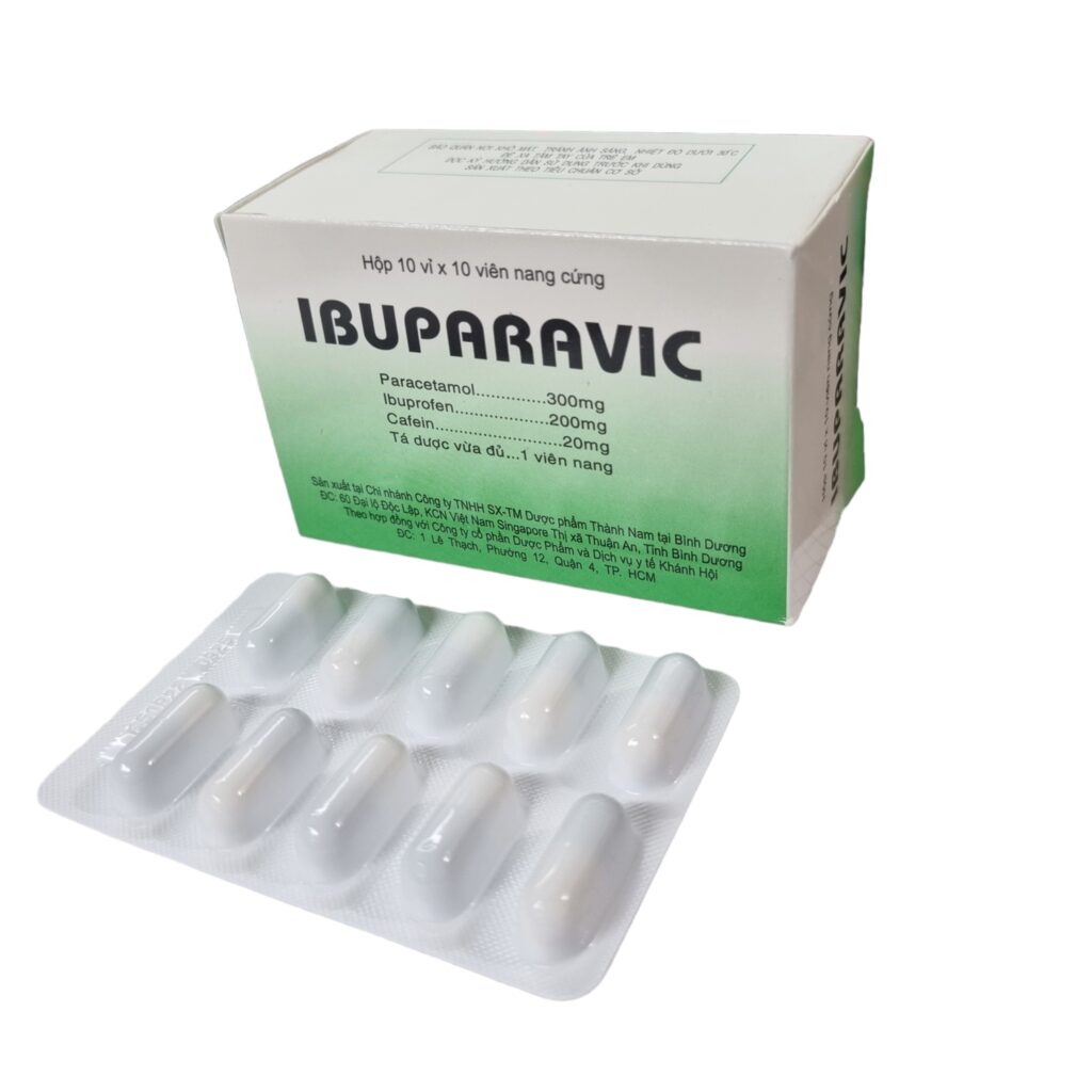 IBUPARAVIC – HỘP 100V – DƯỢC THÀNH NAM - CÔNG TY ĐẠI DƯỢC THÀNH