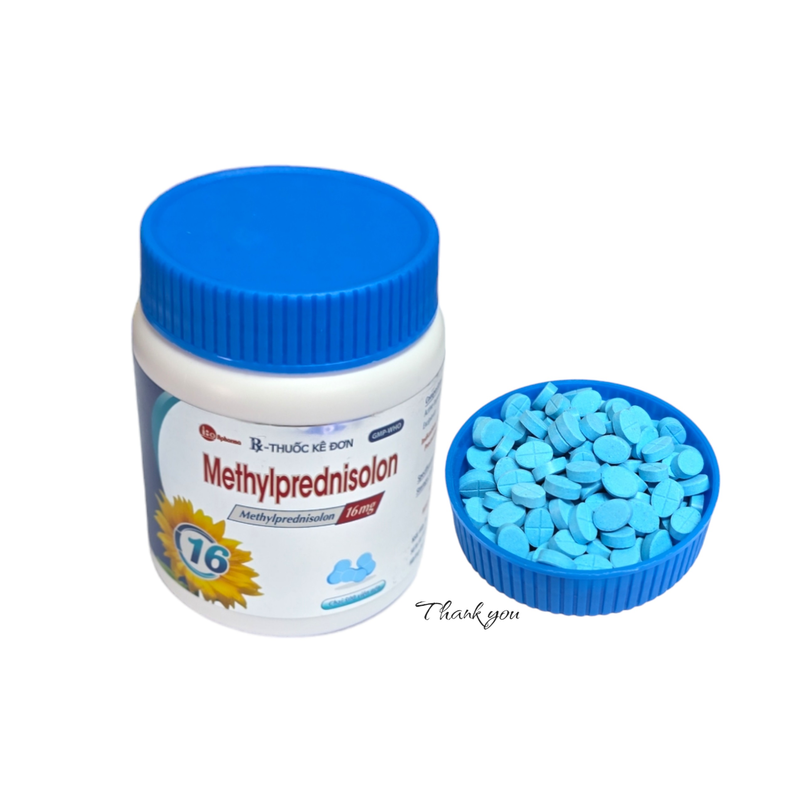 METHYLPREDNISOLON 16MG- CHAI 500 VIÊN - CÔNG TY ĐẠI DƯỢC THÀNH