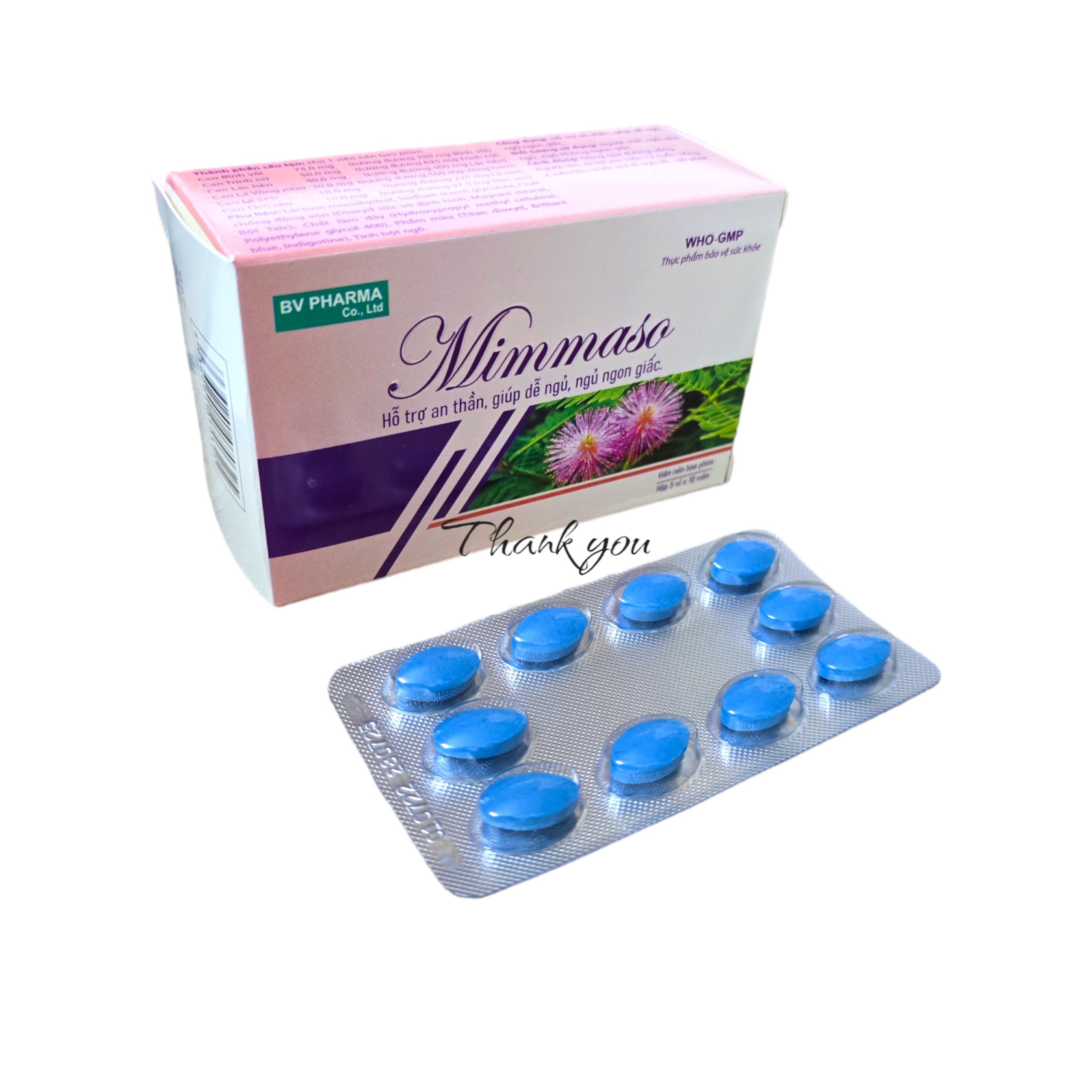 MIMASO VIÊN AN THẦN- BV PHARM- HỘP 50 VIÊN - CÔNG TY ĐẠI DƯỢC THÀNH