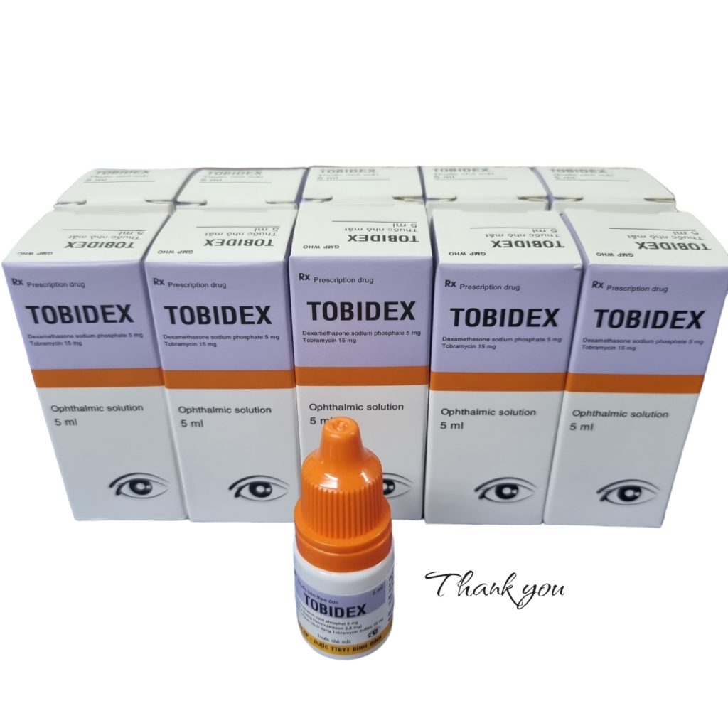 NHỎ MẮT TOBIDEX_LỐC 10C X 5ML - CÔNG TY ĐẠI DƯỢC THÀNH
