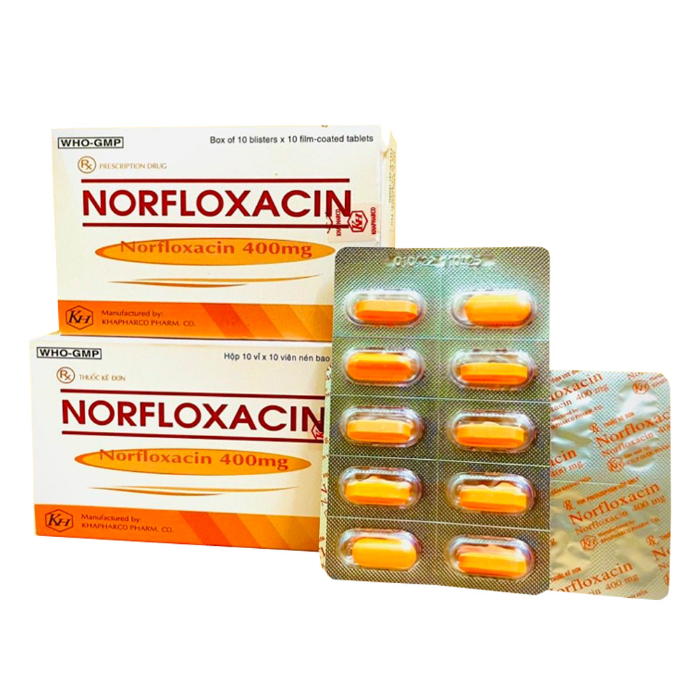 NORFLOXACIN HỘP 100 VIÊN- Khánh Hòa - CÔNG TY ĐẠI DƯỢC THÀNH