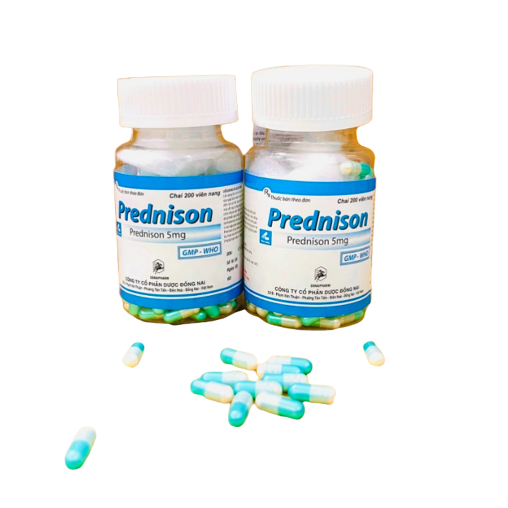 PREDNISON 5MG - CHAI 200 VIÊN - ĐỒNG NAI - CÔNG TY ĐẠI DƯỢC THÀNH
