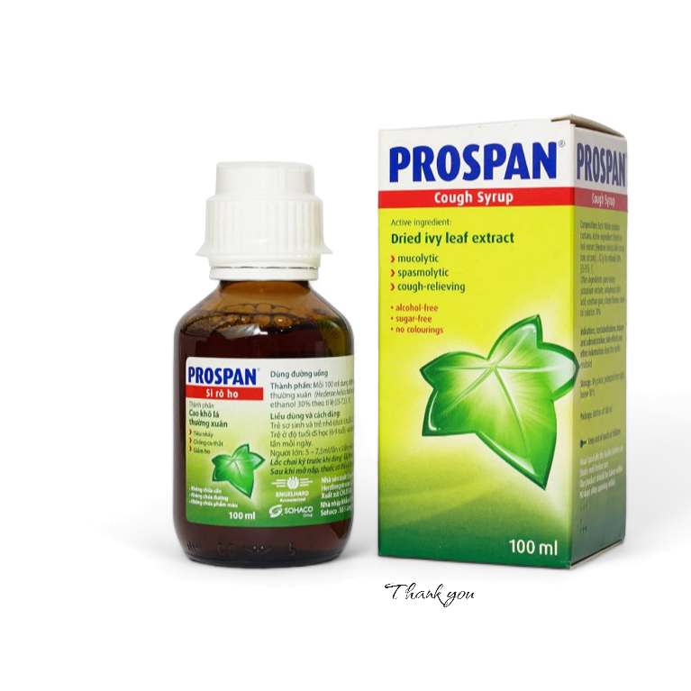 SIRO HO PROSPAN PHÁP - CHAI 100ML - CÔNG TY ĐẠI DƯỢC THÀNH
