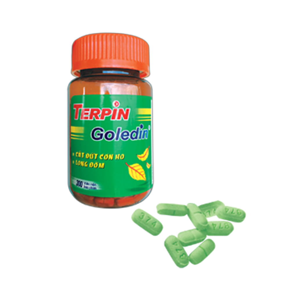 Terpin Goledin - chai 300 viên - NIC - CÔNG TY ĐẠI DƯỢC THÀNH