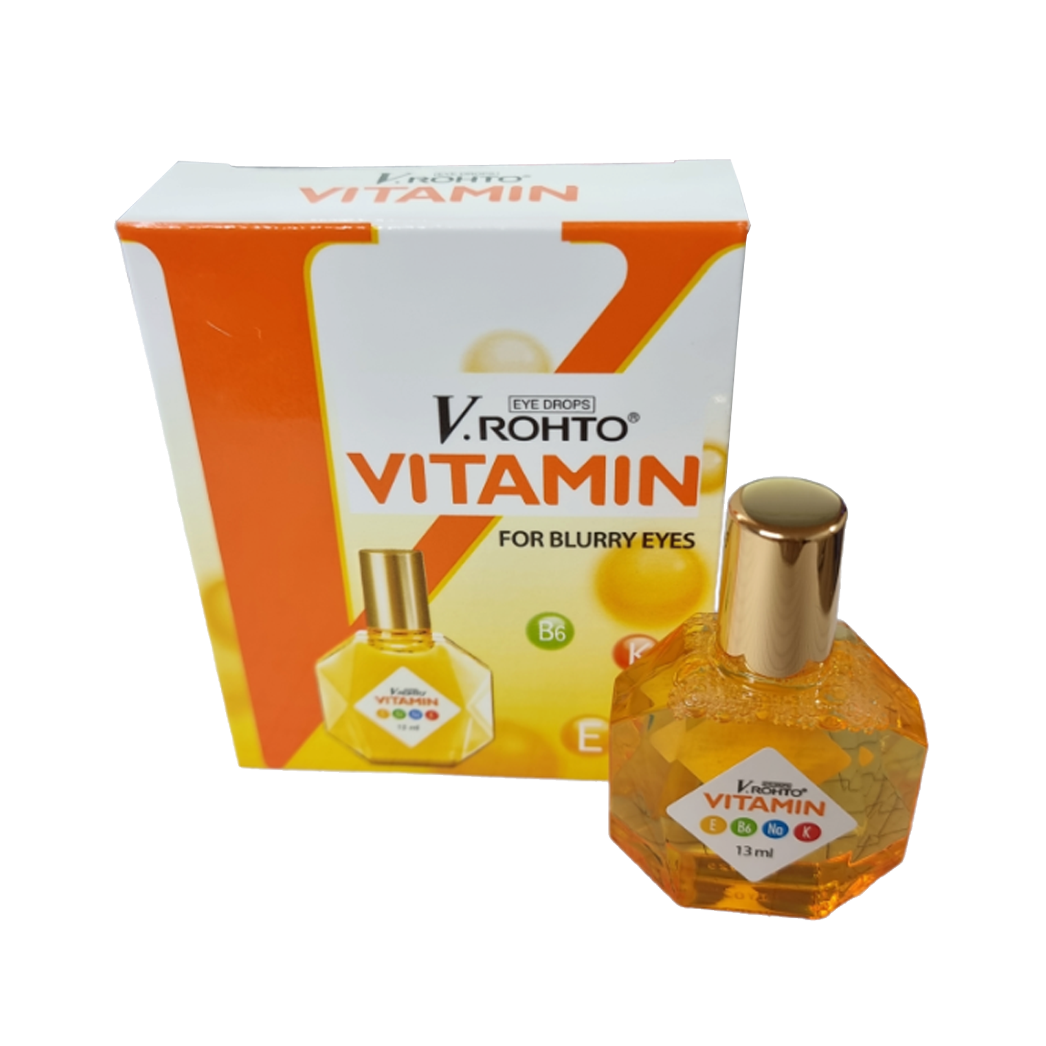 Thuốc nhỏ Mắt V-Rohto Vitamin Màu Cam(C/10ml) - CÔNG TY ĐẠI DƯỢC THÀNH
