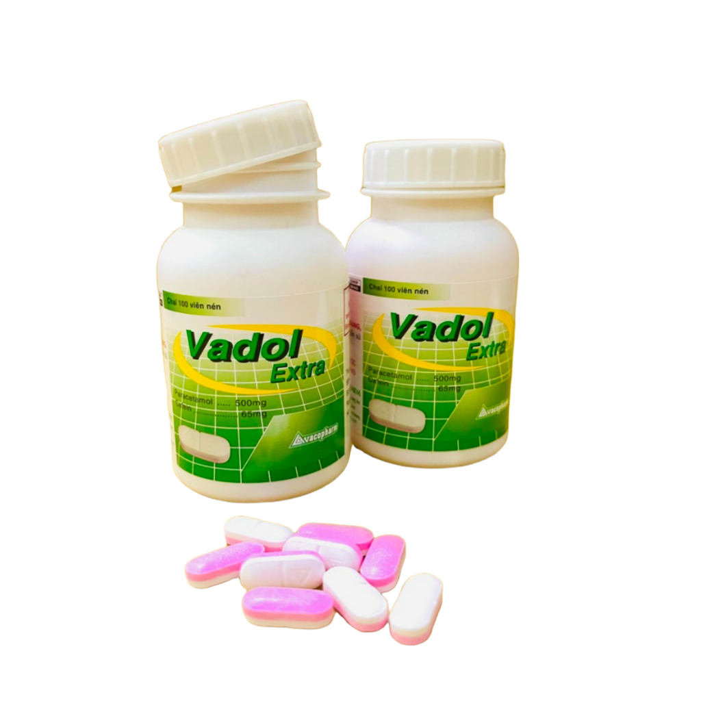 Vadol Extra Chai 100 viên nén – Long An - CÔNG TY ĐẠI DƯỢC THÀNH