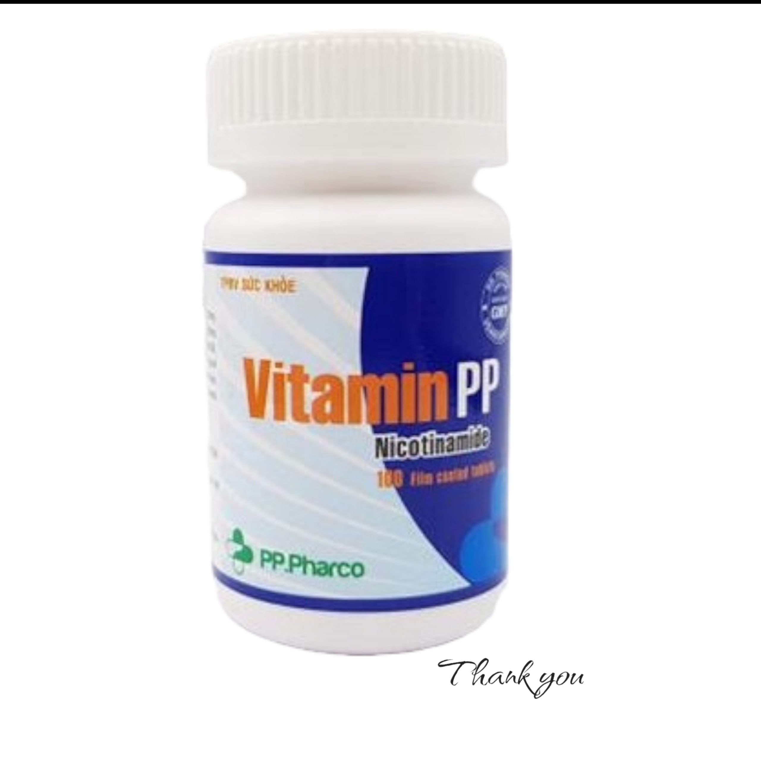 VITAMIN PP- PP.PHARCO- CHAI 100 VIÊN - CÔNG TY ĐẠI DƯỢC THÀNH