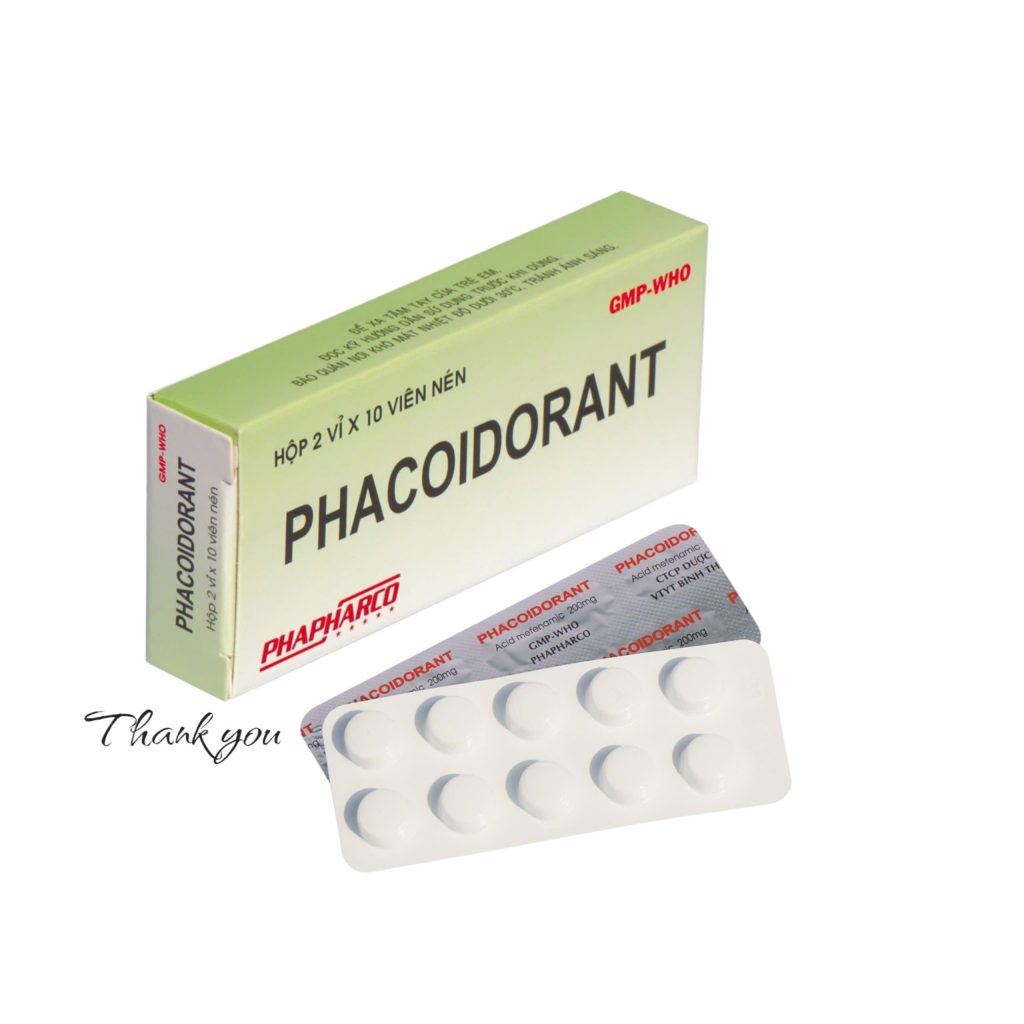 PHACOIDORANT- BÌNH THUẬN- HỘP 2 VỈ X 10 VIÊN - CÔNG TY ĐẠI DƯỢC THÀNH