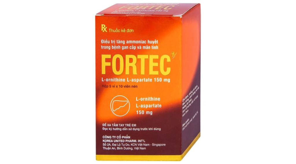 FORTEC 150MG KOREA UNITED - CÔNG TY ĐẠI DƯỢC THÀNH