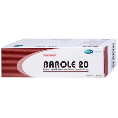 BAROLE 20MG MEGA LIFESCIENCES ĐIỀU TRỊ VIÊM LOÉT DO TRÀO NGƯỢC DẠ DÀY ...